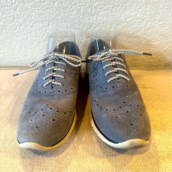 Cole Haan | Shoes | Cole Haan Light Blue Suede Original Grand ...